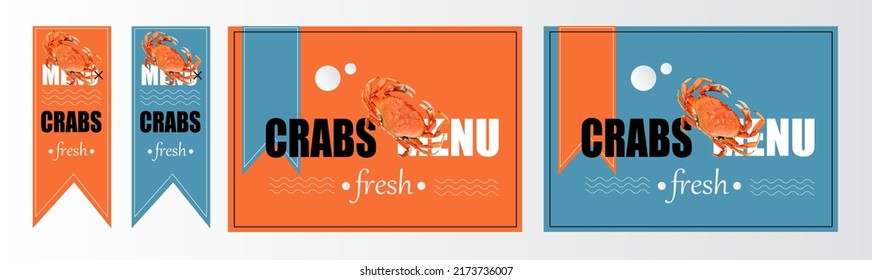 12,633 Crab label Images, Stock Photos & Vectors | Shutterstock