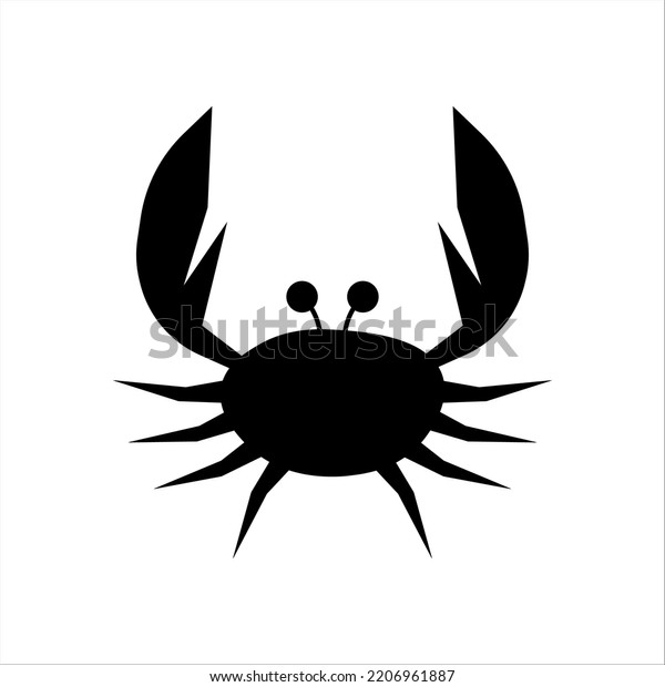 Crab Vector Illustration Icon Symbol Stock Vector (Royalty Free ...