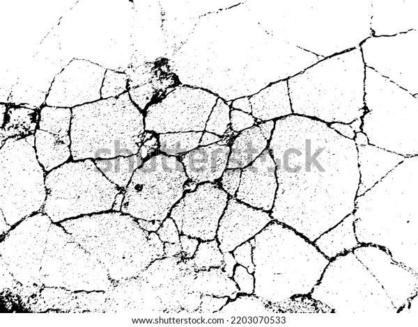 Crack Wall Broken Plaster Glass Cracked Stock Vector (Royalty Free ...