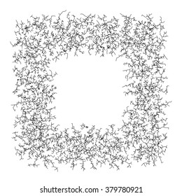 Cracks Square Design Project On Black Stock Vector (Royalty Free ...