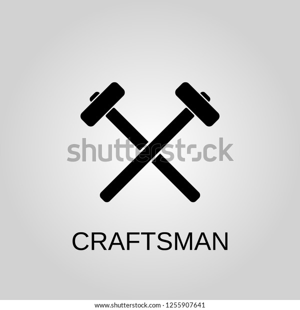 Handwerker-Symbol. Handwerker Konzept Symbol Design. Stock: Stock ...