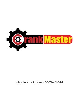 Crank Master Logo Icon Vector Template Stock Vector (Royalty Free ...