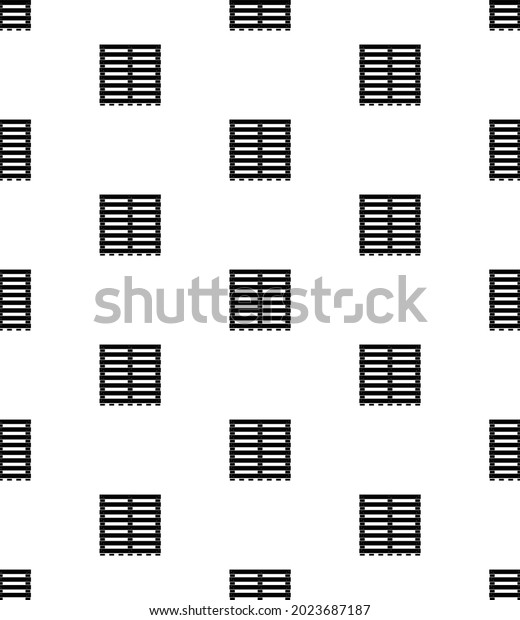 Crate Icon Seamless Pattern Shipping Container Stock Vector (Royalty ...