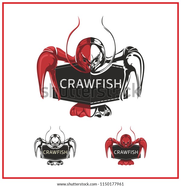 Crawfish Illustration Logo Stock Vector (Royalty Free) 1150177961