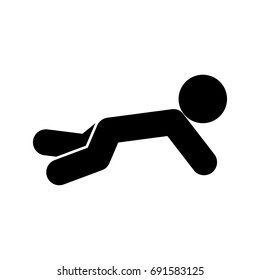 Pictogram Throwing Ball Making Icon Softball Stock Vector (Royalty Free ...