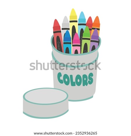 Box Of Crayons Clipart | Free download on ClipArtMag