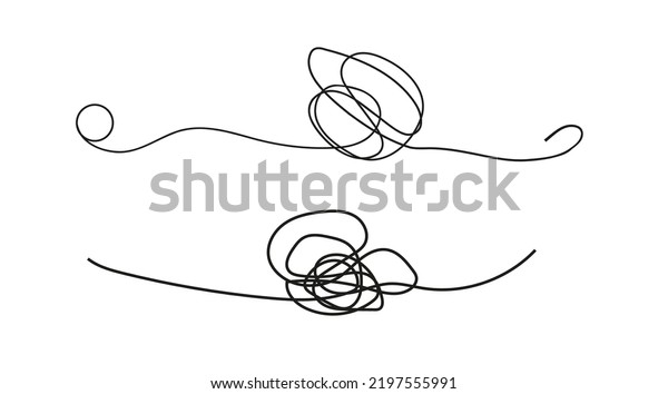 Crazy Dirty Line Freehand Drawing Black Stock Vector (Royalty Free ...