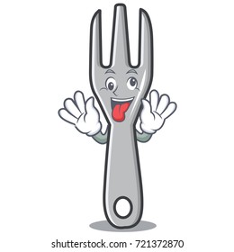 Angry Fork Character Cartoon Style Stock Vector (Royalty Free) 721372750