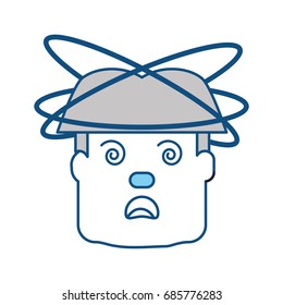 Crazy Man Cartoon Stock Vector (Royalty Free) 685776283 | Shutterstock