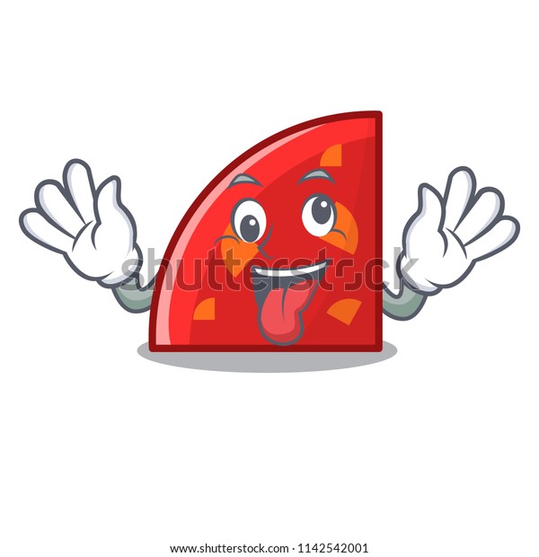 Crazy Quadrant Mascot Cartoon Style Stock Vector (Royalty Free ...