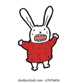Crazy Rabbit Cartoon: เวกเตอร์สต็อก (ปลอดค่าลิขสิทธิ์) 67476454 ...