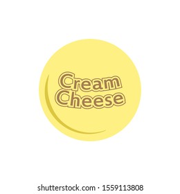 Cream Cheese Label Design Element Stock Vector (Royalty Free ...