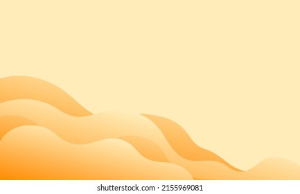 Cream Color Wave Background Vector Stock Vector (Royalty Free ...