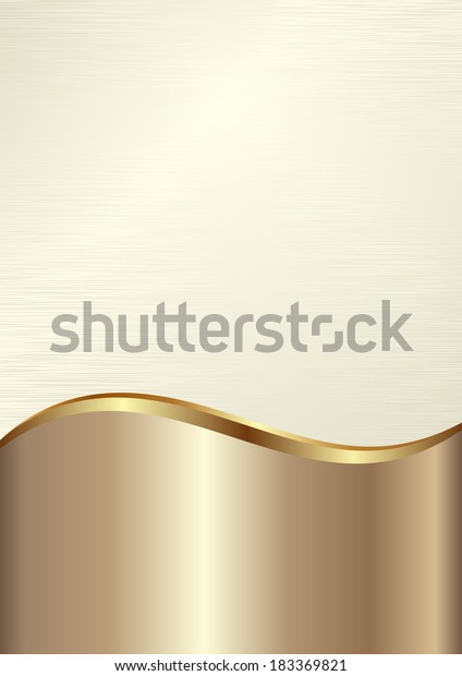 Cream Gold Textured Background Stock Vector (Royalty Free) 183369821
