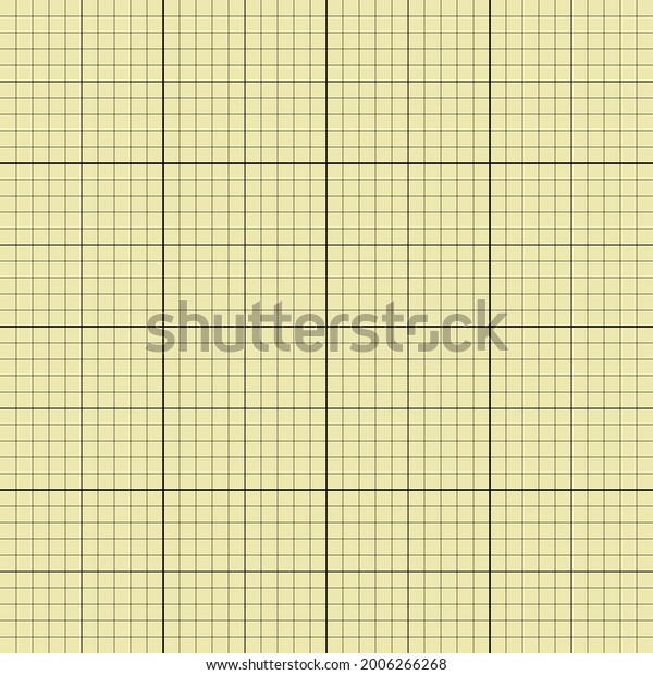 Cream Graph Paper Black Lines Square Stock Vector (Royalty Free ...