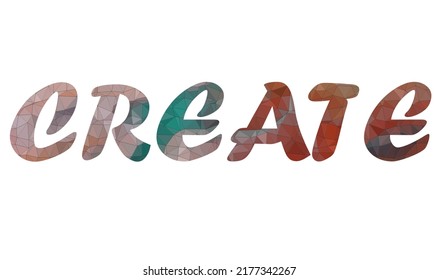 Create Colorful Typography Text Banner Vector Stock Vector (Royalty ...