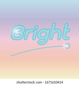 Created Bright Text On Spectrum Background Stock Vector (Royalty Free ...
