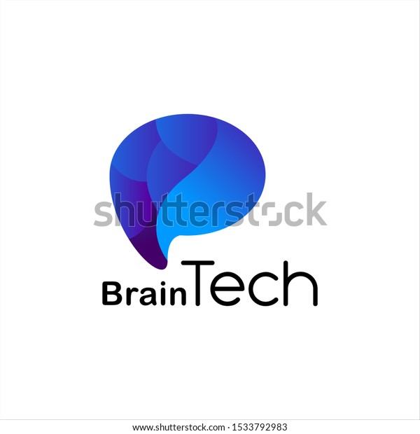 Creative 3d Logo Brain Illustration Vector Stock Vector (Royalty Free ...