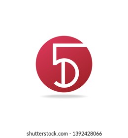 52 5d colored logo Images, Stock Photos & Vectors | Shutterstock