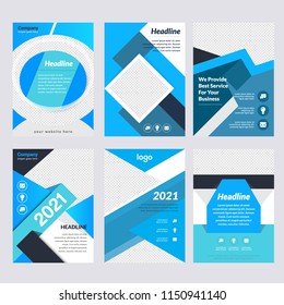 Creative 6 Item Flyer Bundle Design Stock Vector (Royalty Free ...