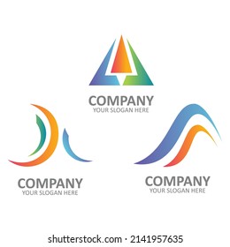 Creative Aaa Letter Logo Design Stock Vector (Royalty Free) 2141957635 ...