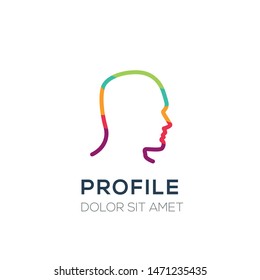 Creative Abstract Colorful Logo Profile Logo Stock Vector (Royalty Free ...