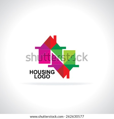 Creative Abstract Home Logo Concept Stock Vector (Royalty Free ...
