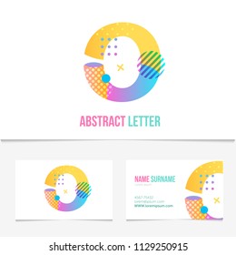 Creative Abstract Letter O Design Vector Stock Vector (Royalty Free ...