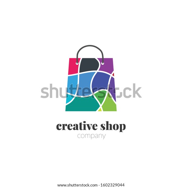 Creative Abstract Shop Logo Design Template Stock Vector (Royalty Free ...