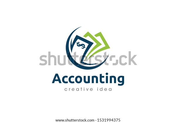 Creative Accounting Logo Design Template Stock Vector (Royalty Free ...