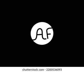 Creative Af Letter Logo Design Vector Stock Vector (Royalty Free) 2200536093 | Shutterstock