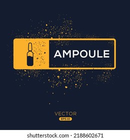 Creative Ampoule Icon Vector Sign Stock Vector (Royalty Free ...