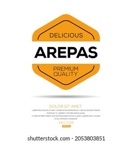 10 Arepas Label Images, Stock Photos & Vectors | Shutterstock