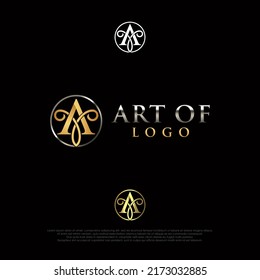 Creative Art Logo Symbol Icon Vector Stock Vector (Royalty Free ...