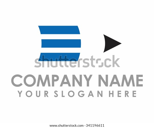 Creative Blue Pencil Logo Icon Vector Stock Vector (Royalty Free ...