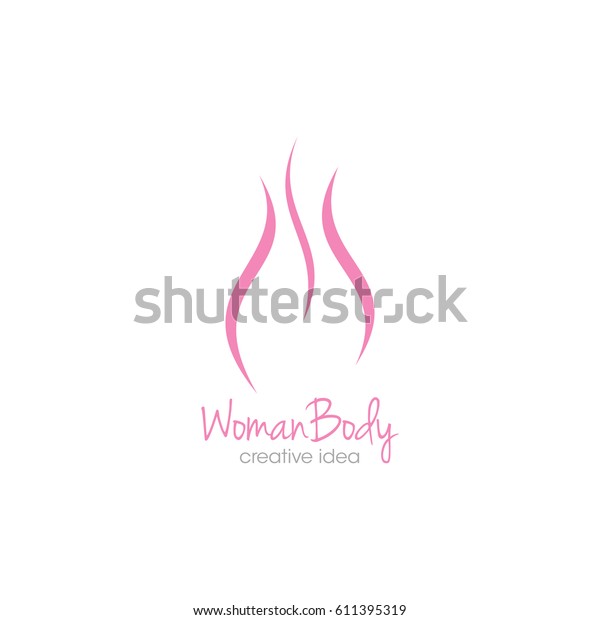 Creative Body Concept Logo Design Template Stock Vector (Royalty Free ...