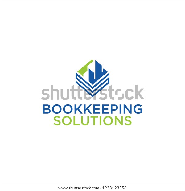 Creative Bookkeeping Logo Design Building Vector: เวกเตอร์สต็อก (ปลอด ...