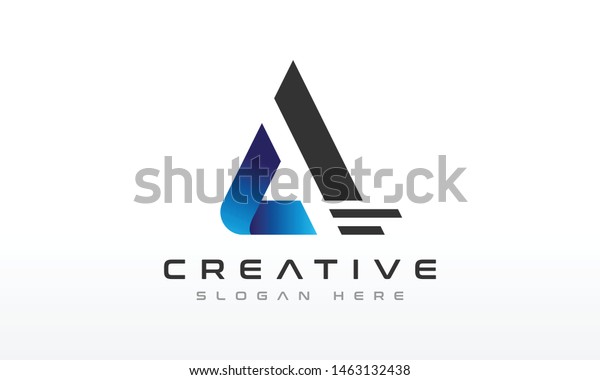 Creative Brand Letter Logo Design Stock Vector (Royalty Free) 1463132438