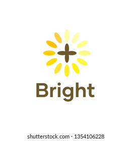 Creative Bright Logo Idea Environment Industry Stock Vector (Royalty ...