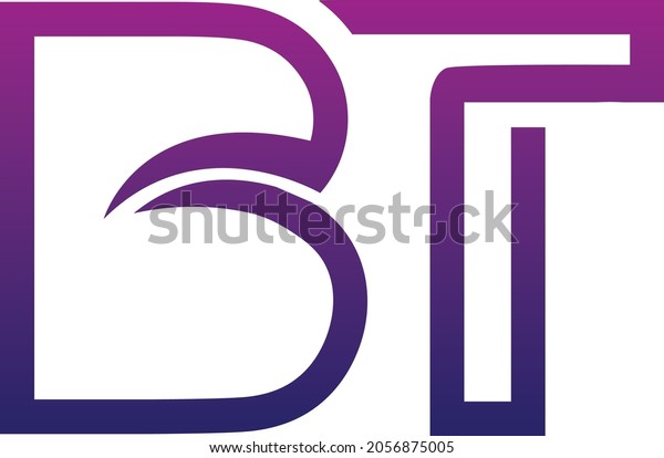 Creative Bt Logo Icon Design Stock Vector (Royalty Free) 2056875005 ...