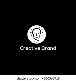 Creative Bulb Golden Vector Logo Design Stock Vector (Royalty Free ...
