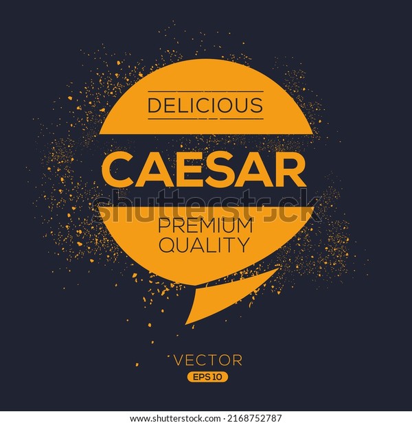 Creative (Caesar) 로고, Caesar 스티커, 벡터 스톡 벡터(로열티 프리) 2168752787 ...