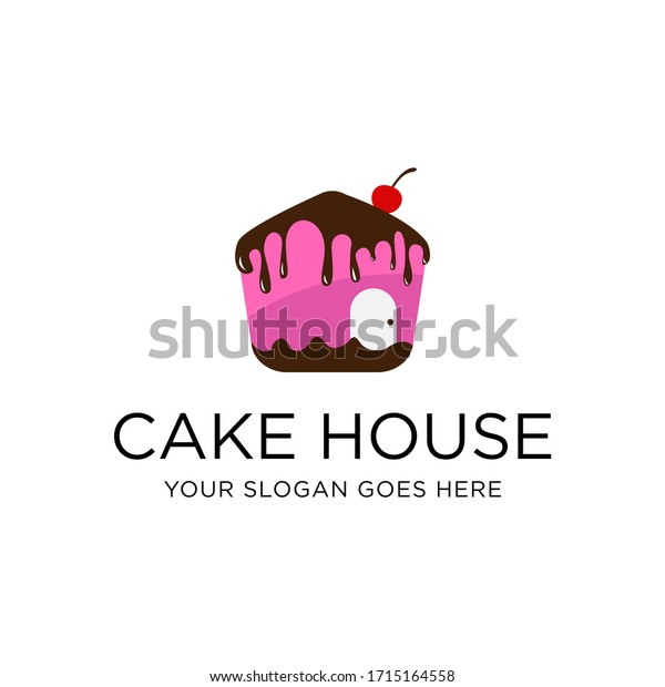 Creative Cake House Logo Design Vector Stock Vector (Royalty Free ...