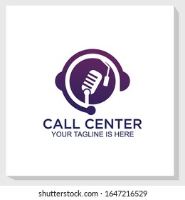Creative Call Center Logo Template Design Stock Vector (Royalty Free ...