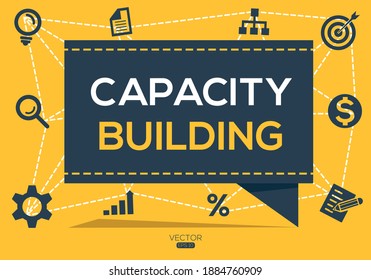 Creative Capacity Building Banner Word Icon Stock Vector (Royalty Free ...