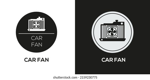 Creative Car Fan Icon Vector Sign Stock Vector (Royalty Free ...