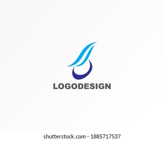 Creative Circle Curve Line Logo Design Stock Vector (Royalty Free ...