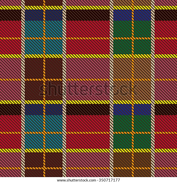 Creative Color Palette Checkered Plaid Seamless Stock Vector (Royalty ...