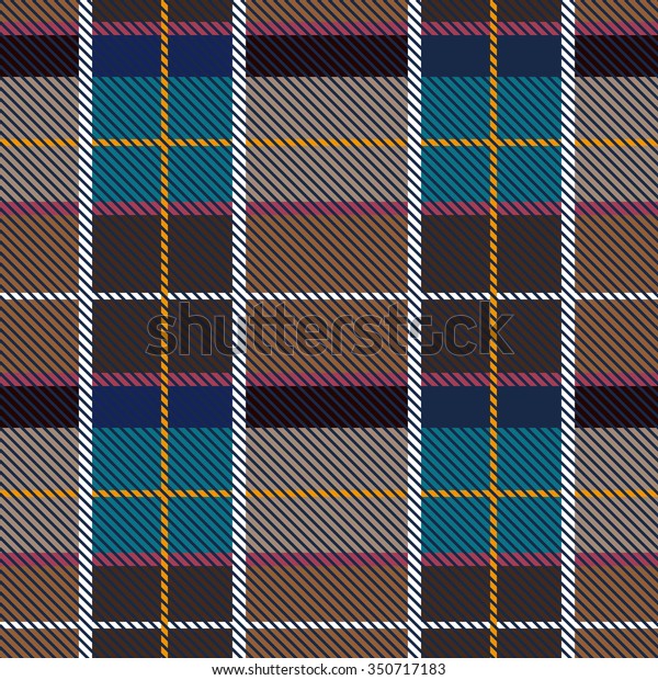 Creative Color Palette Checkered Plaid Seamless Stock Vector (Royalty ...