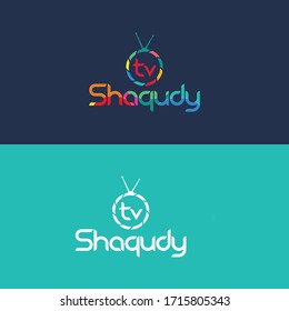 Creative Color Tv Logo Design Template Stock Vector (Royalty Free ...